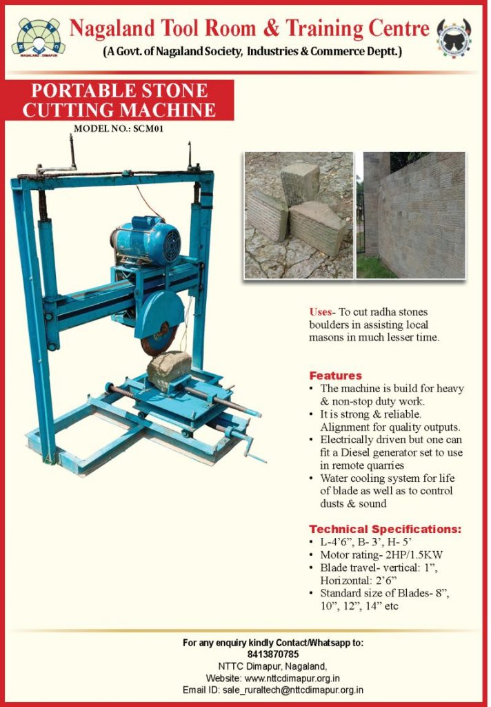 16-PORTABLE-STONE-CUTTING-MACHINE - Nagaland Tool Room & Training ...